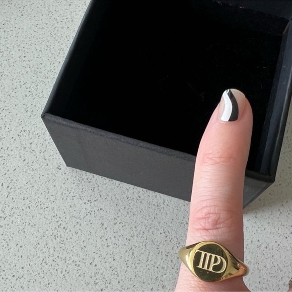 Taylor Swift | Jewelry | Size 7 Ttpd Ring 8k Gold Plated Taylor Swift ...